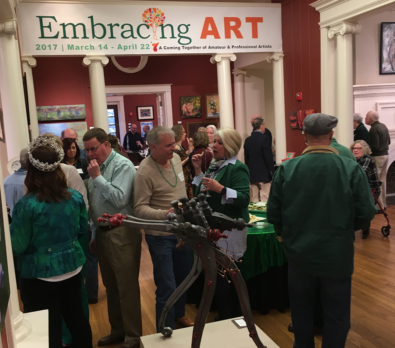Embracing Art Reception - Carnegie Visual Arts Center