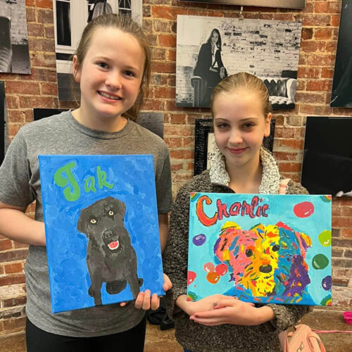 Lydia's Paint Your Pet Portrait Class for Kids - Carnegie Visual Arts ...